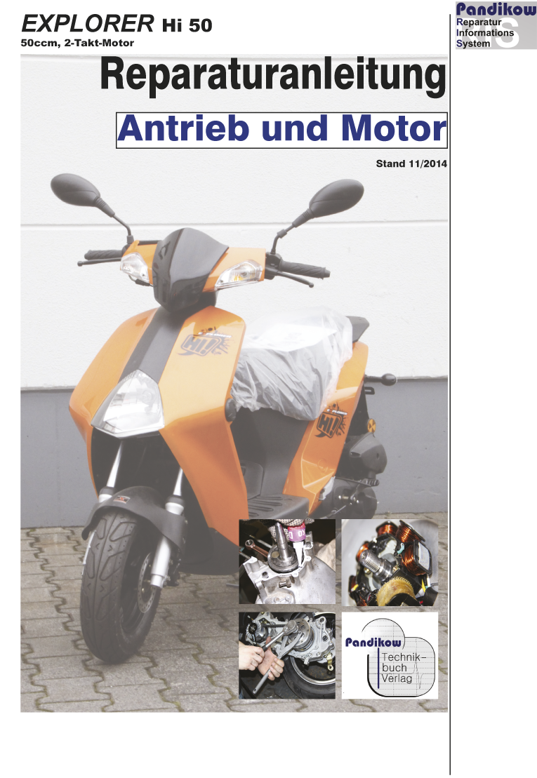 Pandikow Buch Reparaturanleitung RIS Explorer Hi 50 Antrieb und Motor ...