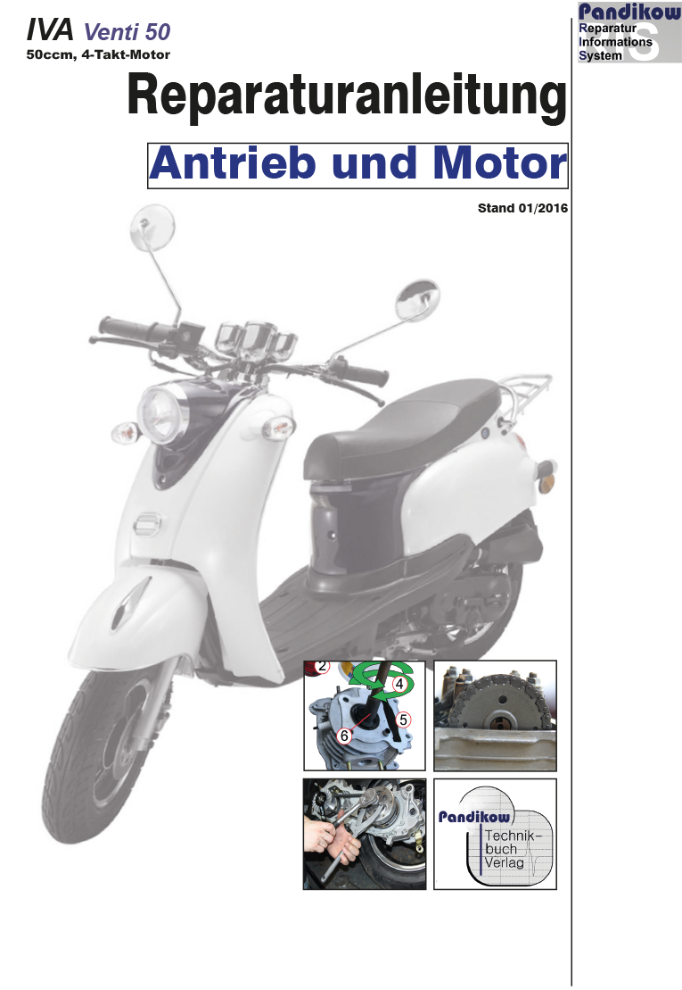 Pandikow eBook RIS Reparaturanleitung IVA Venti 50 Antrieb und Motor ...